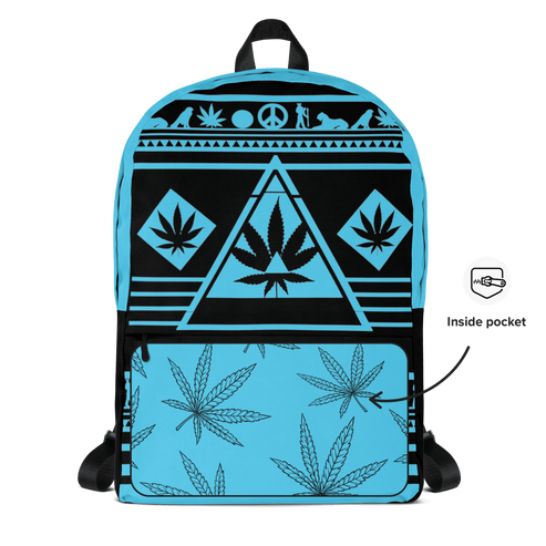 New Gamma Blue Stoner Backpacks Just Dropped! Peep 'Em! – NGU Weed Shirts