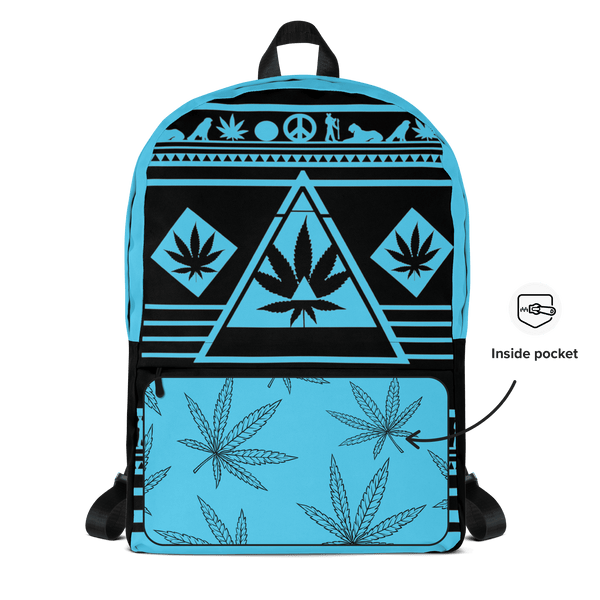 New Gamma Blue Stoner Backpacks Just Dropped! Peep 'Em! – NGU Weed Shirts