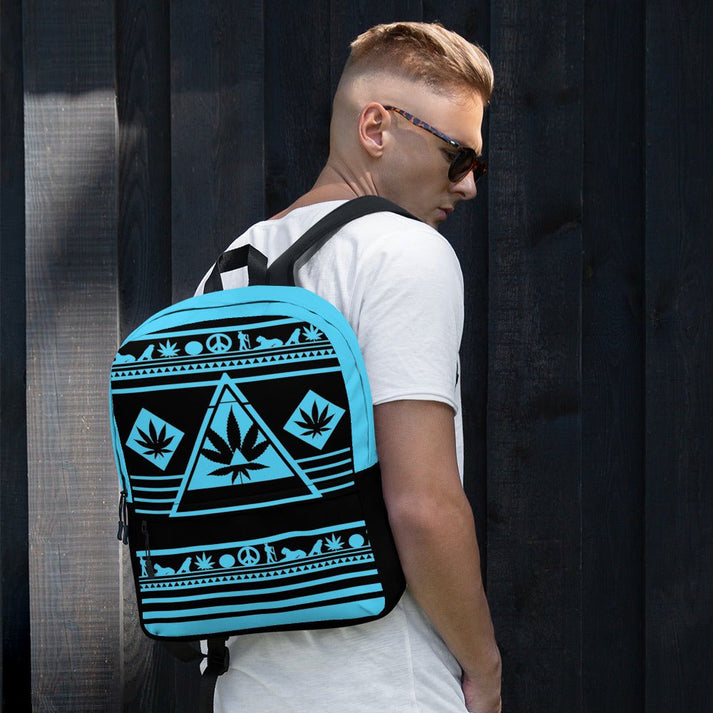 New Gamma Blue Stoner Backpacks Just Dropped! Peep 'Em! – NGU Weed Shirts
