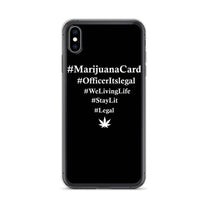 Weed iPhone Case Black & White Design – NGU Weed Shirts
