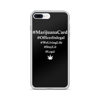 Weed iPhone Case Black & White Design – NGU Weed Shirts