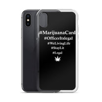 Weed iPhone Case Black & White Design – NGU Weed Shirts