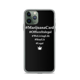 Weed iPhone Case Black & White Design – NGU Weed Shirts
