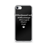 Weed iPhone Case Black & White Design – NGU Weed Shirts