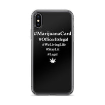 Weed iPhone Case Black & White Design – NGU Weed Shirts