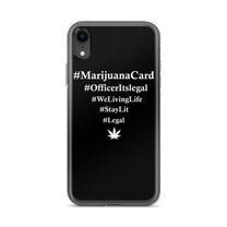 Weed iPhone Case Black & White Design – NGU Weed Shirts